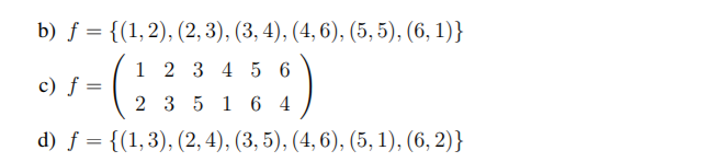 Solved 6. Rewrite the following permutations on S = | Chegg.com
