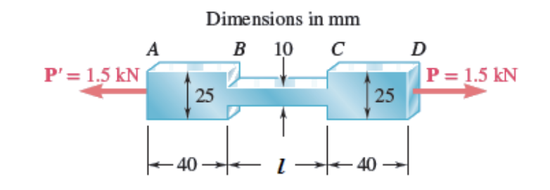 Solved • The flat specimen for tensile tests was cut from a | Chegg.com