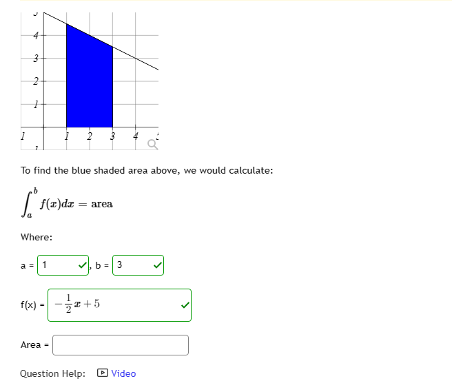 Solved To find the blue shaded area above, we would | Chegg.com