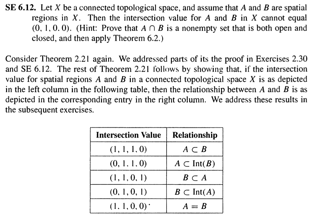 SE 6.12. Let X be a connected topological space, and | Chegg.com