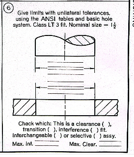 Solved 6) Give limits with unilateral tolerances. | Chegg.com