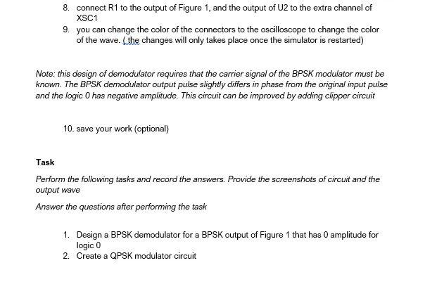Solved PHASE SHIFT KEYING Objective Simulate BPSK modulator | Chegg.com
