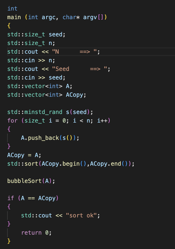 Solved OUTPUT: Why is it not sorting ok? | Chegg.com