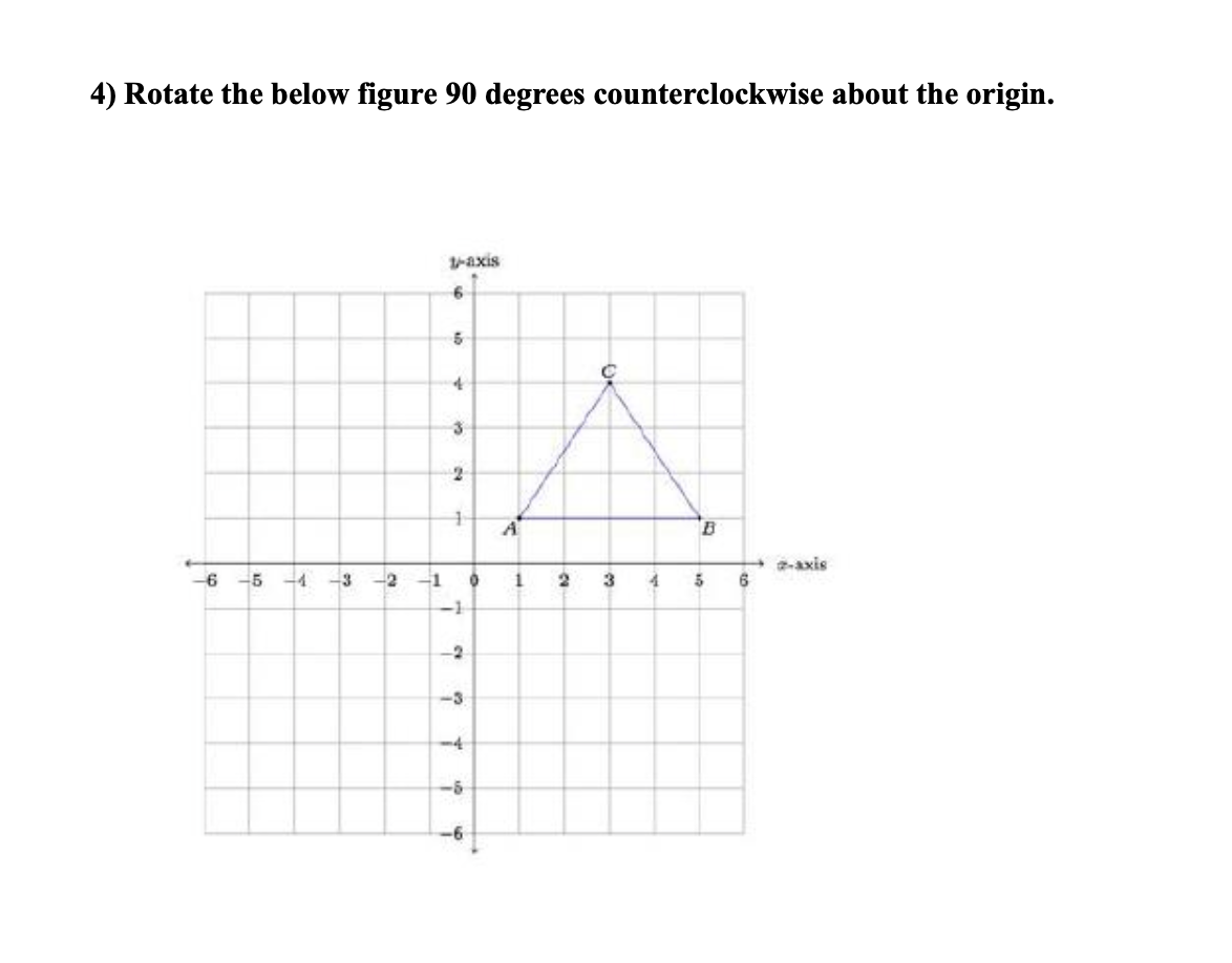 Solved 4) Rotate the below figure 90 degrees | Chegg.com
