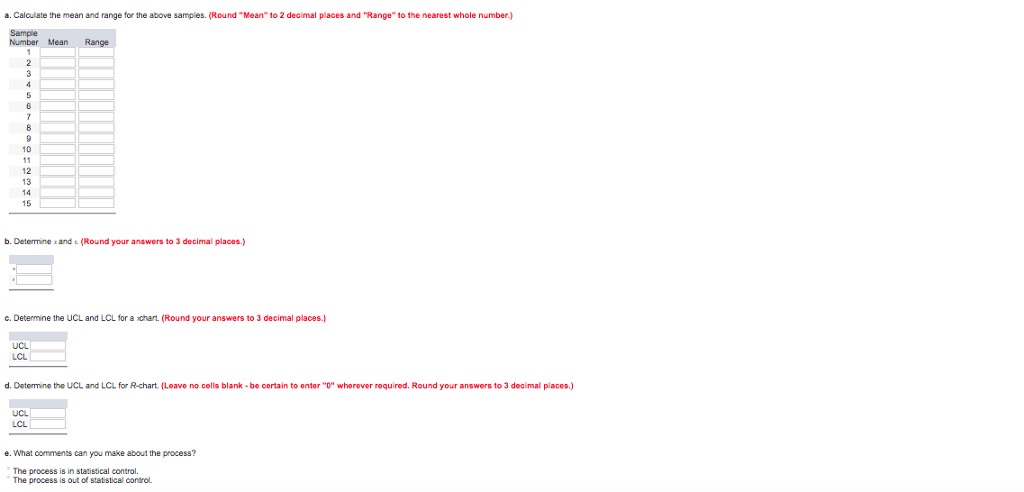 Solved exhibit 13.7 Factor for Determining from R the | Chegg.com