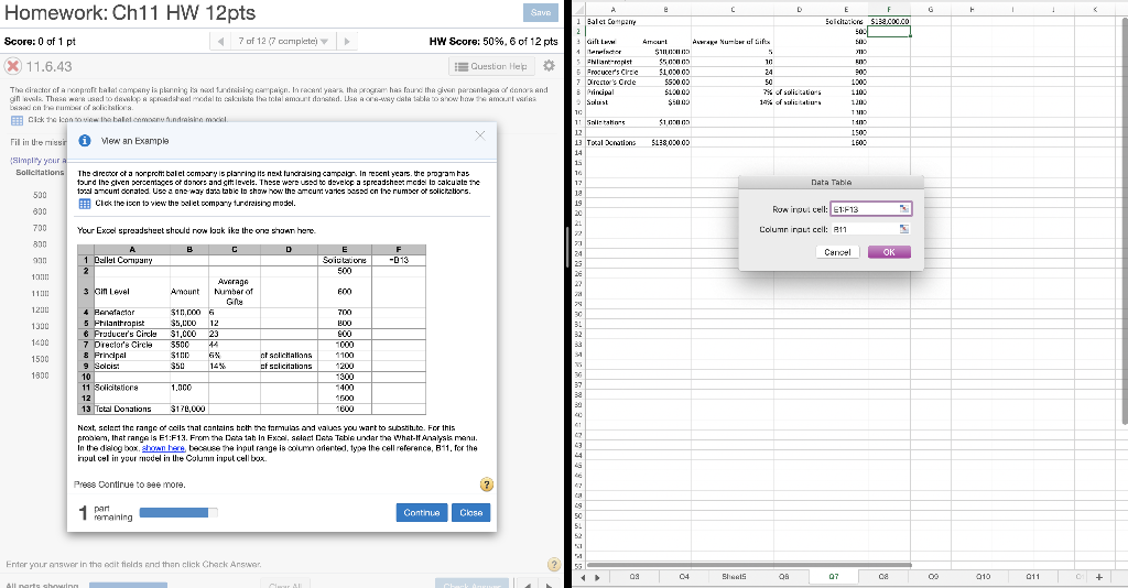Can anyone tell me what I am doing wrong in Excel? | Chegg.com