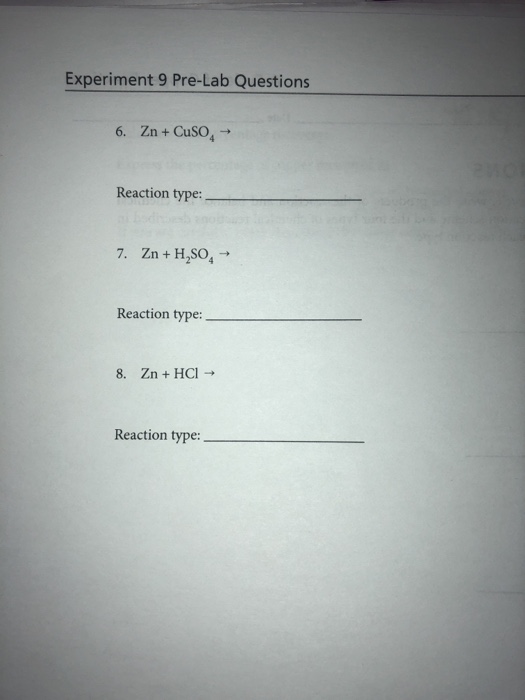 Solved PRE-LAB QUESTIONS For each step of the copper cycle, | Chegg.com