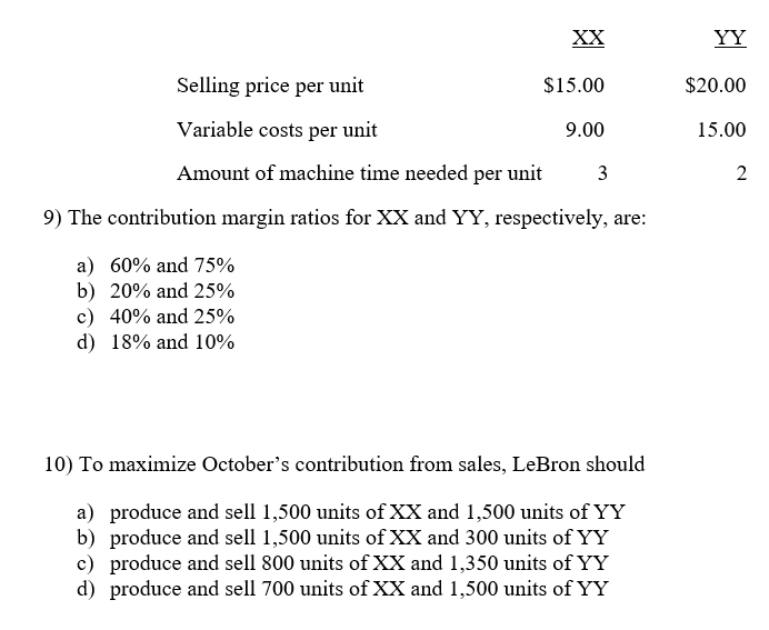 Solved Answer questions 9 and 10 using the following | Chegg.com Solved Answer questions 9 and 10 using the following | Chegg.com
