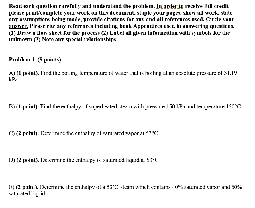 Solved Read each question carefully and understand the | Chegg.com Solved Read each question carefully and understand the | Chegg.com