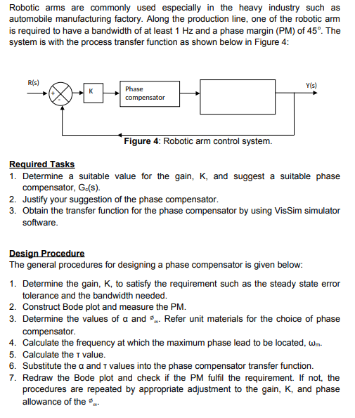 Solved Robotic arms are commonly used especially in the | Chegg.com