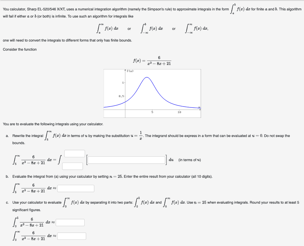 Solved You calculator, Sharp EL-520/546 X/XT, uses a | Chegg.com