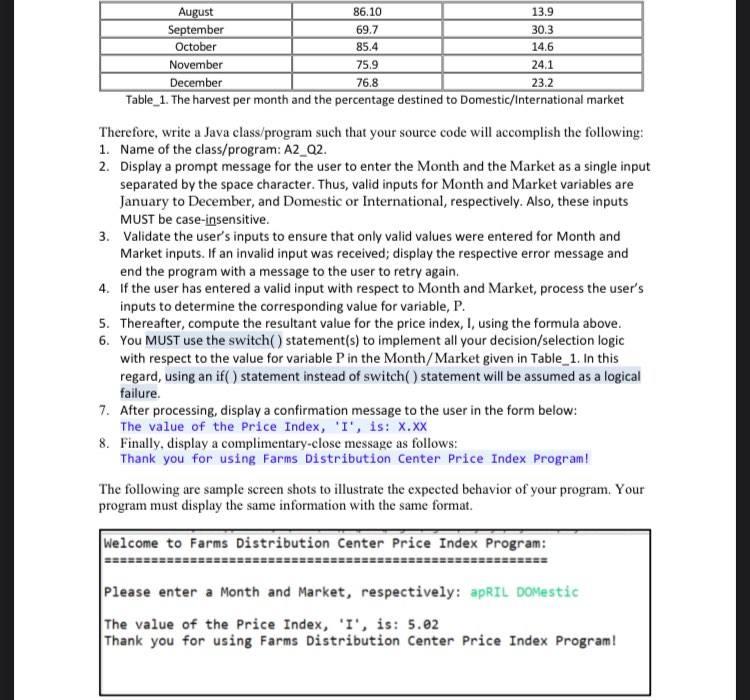 Solved Questions #2 (8pts) Farms Distribution Center Price | Chegg.com