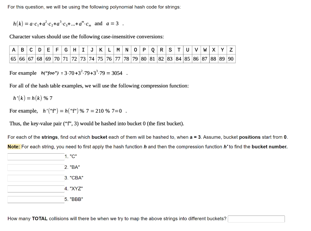 Solved For this question, we will be using the following | Chegg.com