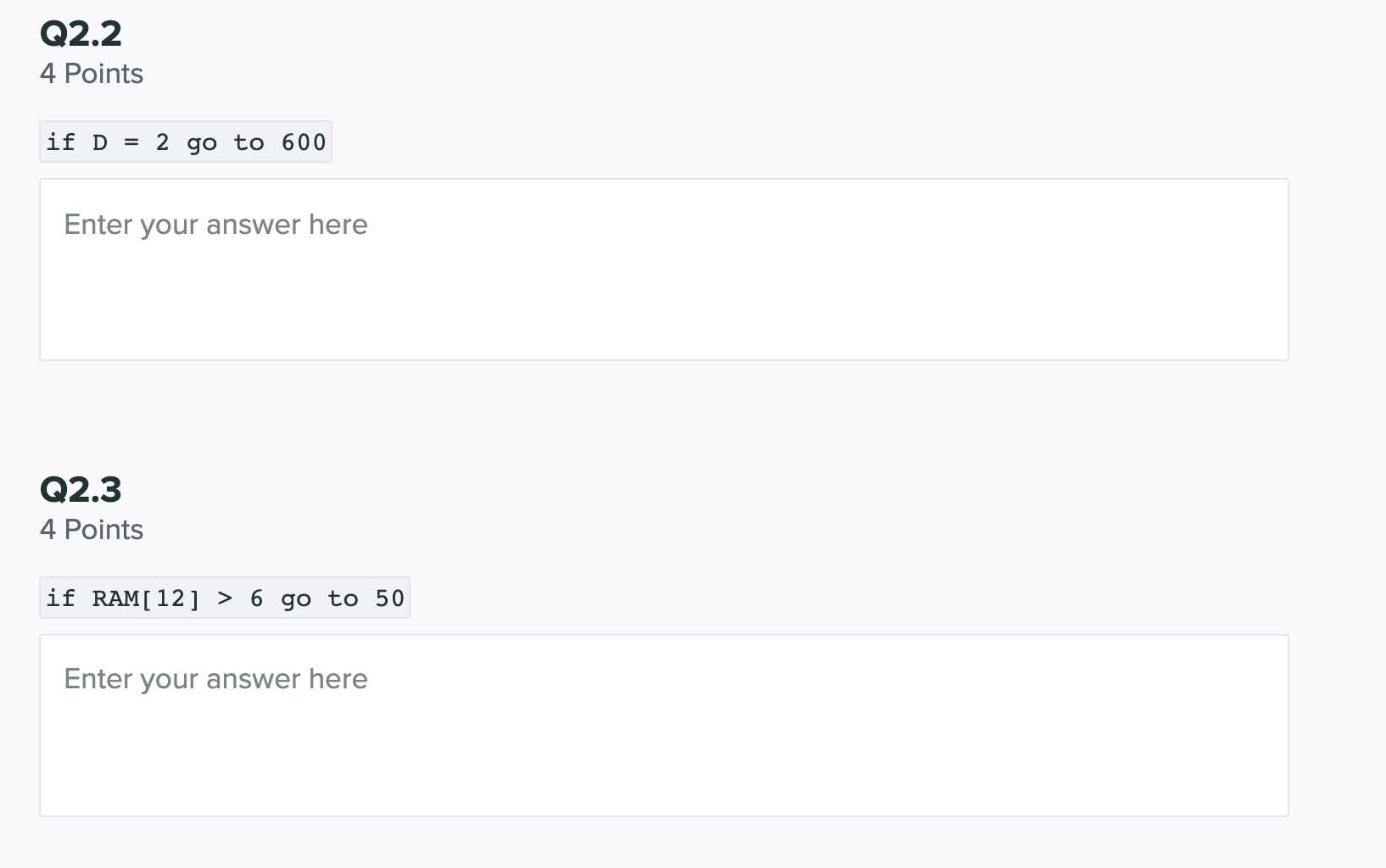 Solved Q2 Hack machine language 20 Points Implement the | Chegg.com