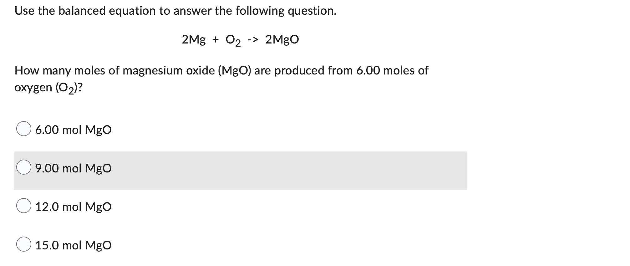 Solved Use the balanced equation to answer the following | Chegg.com