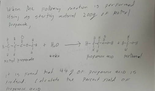 Solved When the following ronetion is performed Using 19 | Chegg.com