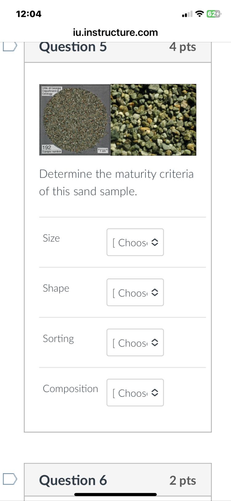 iu.instructure.com Question 5 4 pts Determine the | Chegg.com