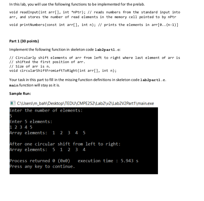Solved Part 3 (35 points) Implement the following function | Chegg.com