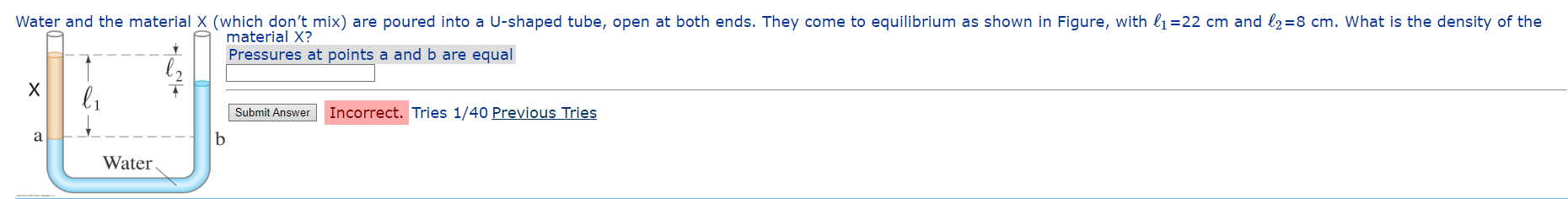 Solved manometer | Chegg.com