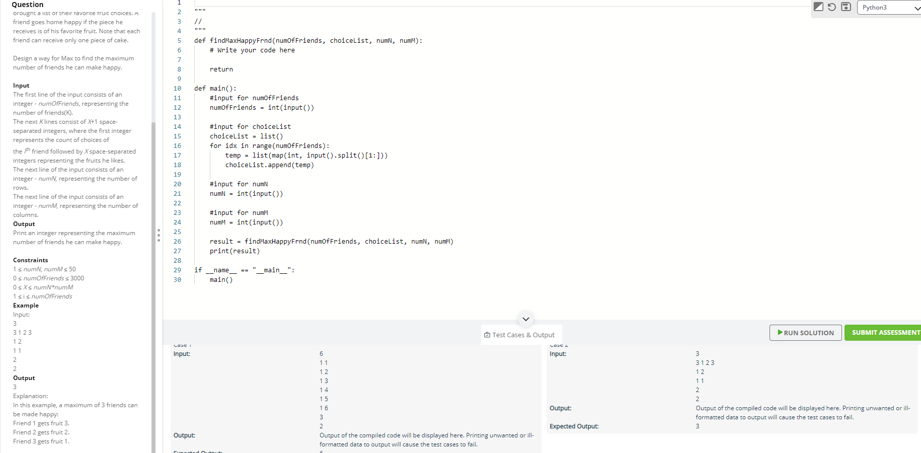 a Python3 Question brougnt a list of their favorite | Chegg.com