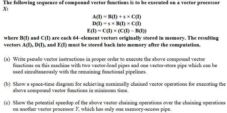 The following sequence of compound vector functions | Chegg.com