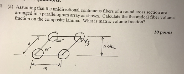 Solved 1 (a) Assuming that the unidirectional continuous | Chegg.com