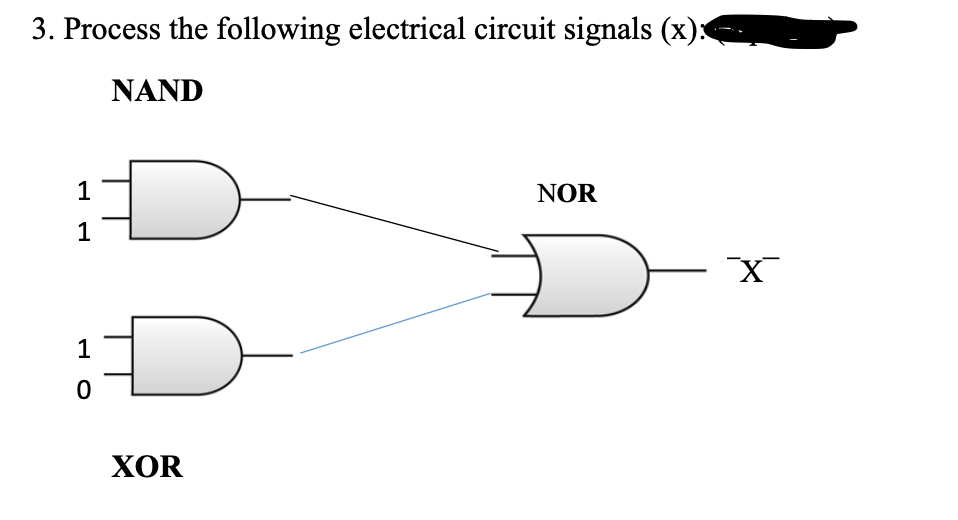 Solved 3. Process the following electrical circuit signals | Chegg.com