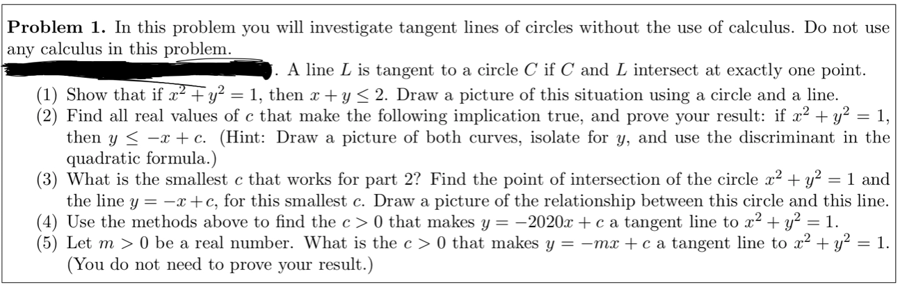 Solved Problem 1. In this problem you will investigate | Chegg.com