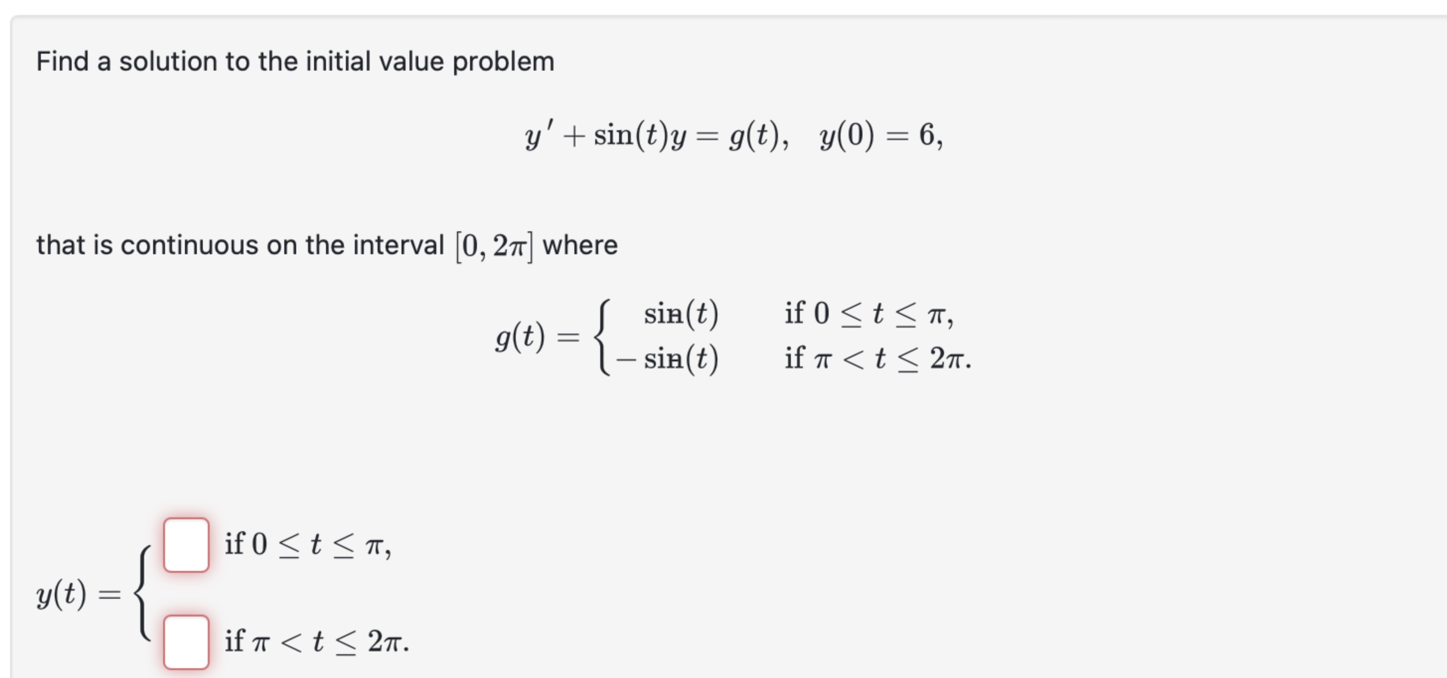 Solved Find a solution to the initial value | Chegg.com