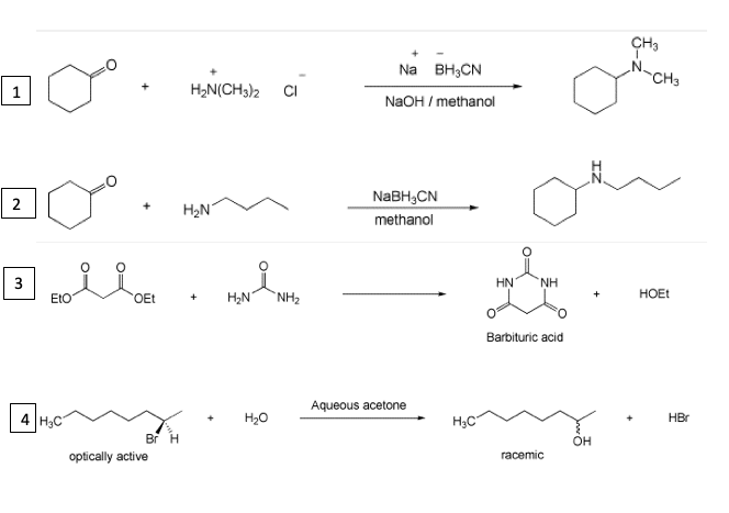 Solved Identify the mechanism by which each of the reactions | Chegg.com