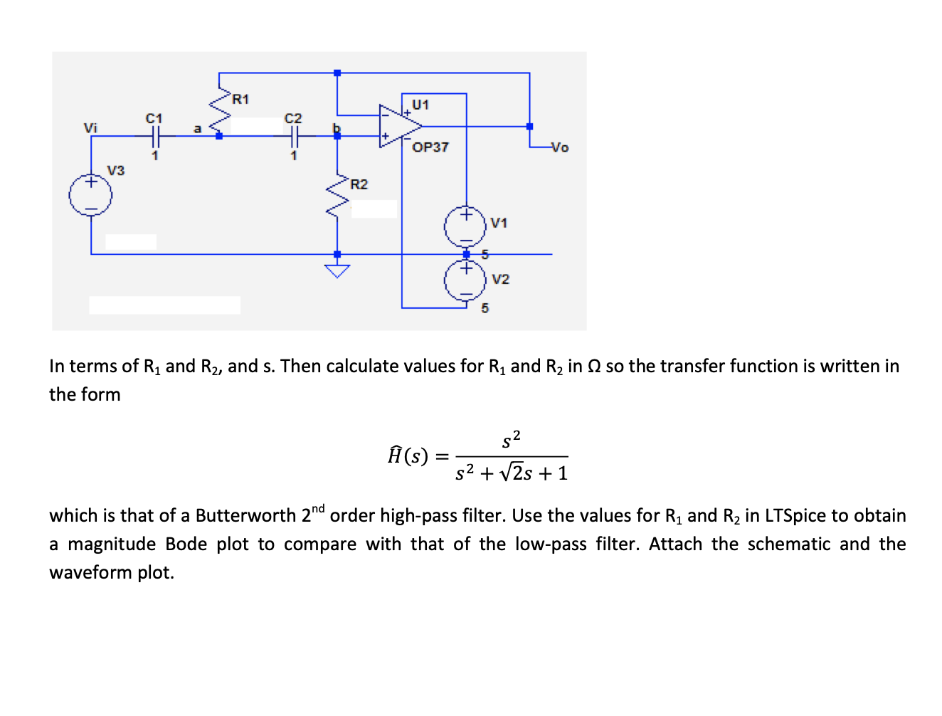 Solved AC circuit analysis can be done in the time-domain, | Chegg.com