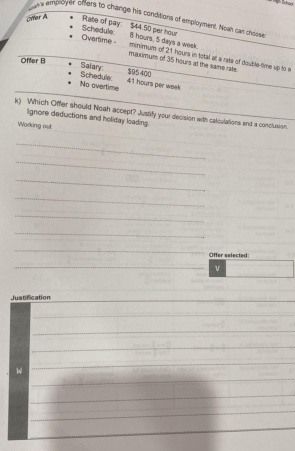 Part 3 Income and Taxation Financial Mathematics Noah | Chegg.com