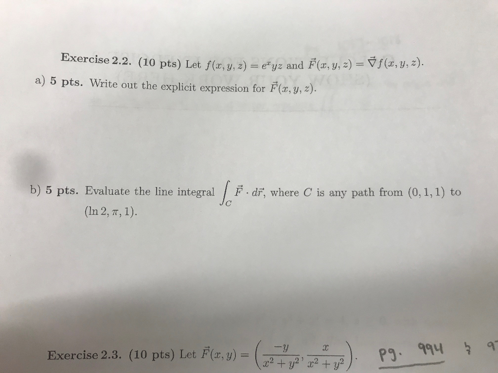 Solved Exercise 22 10 Pts Let Fx Y Z Efyz And Fx 6135