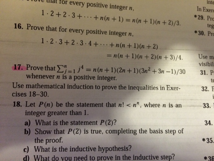 Solved lve that for every inte In Exer *29. Pro teg 30. Pr | Chegg.com