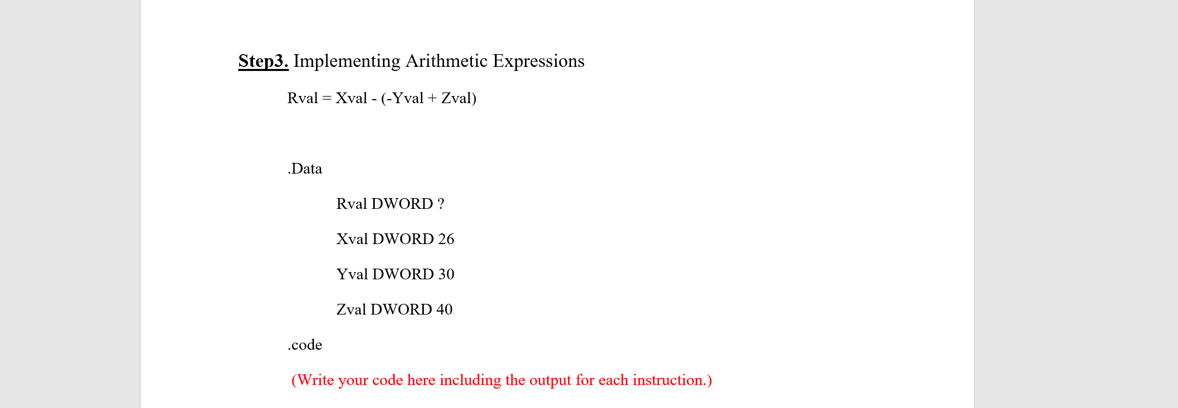 Solved Step1. Which of the following MOV statements are | Chegg.com