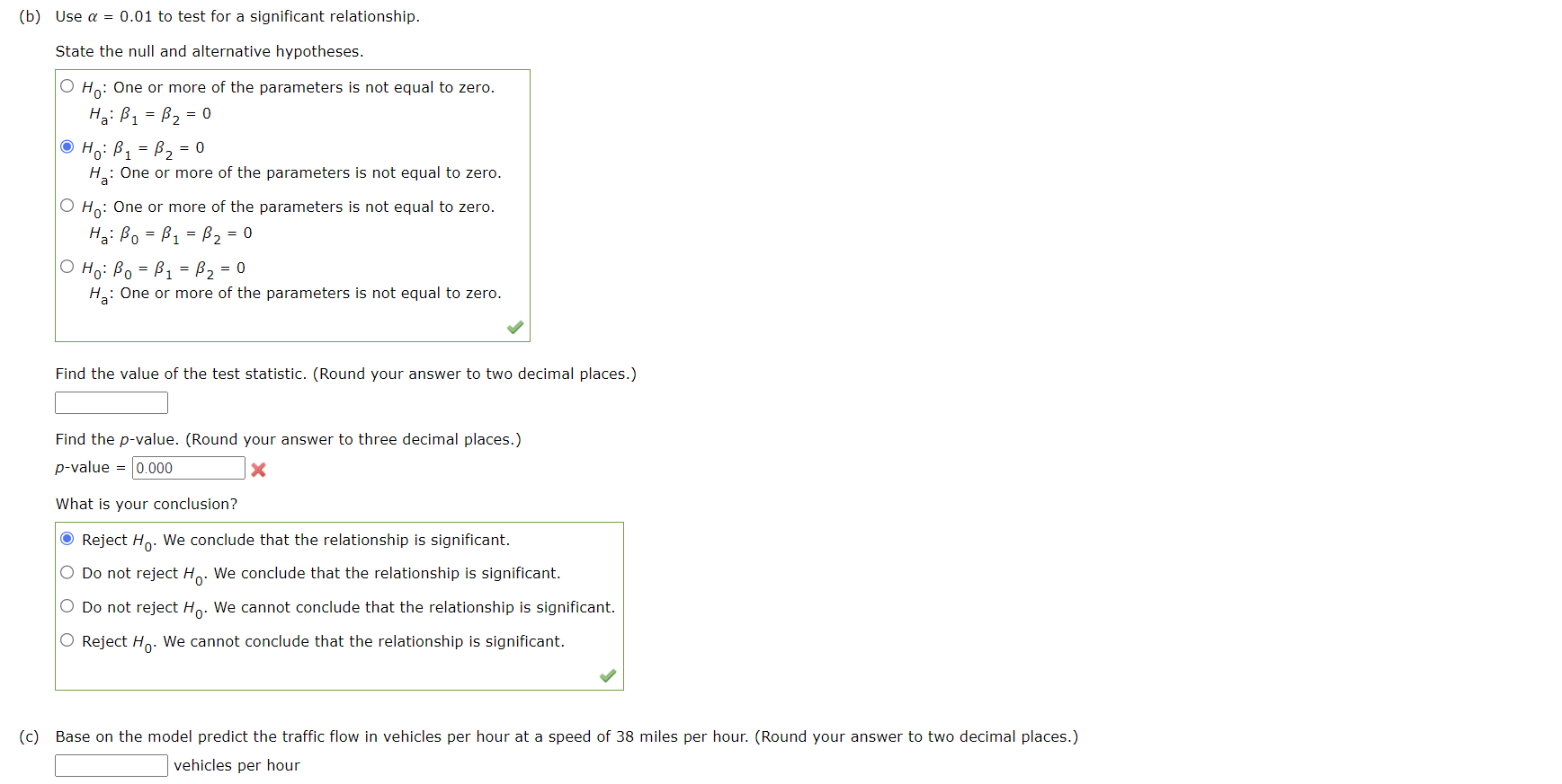 Solved A statistical program is recommended. A highway | Chegg.com