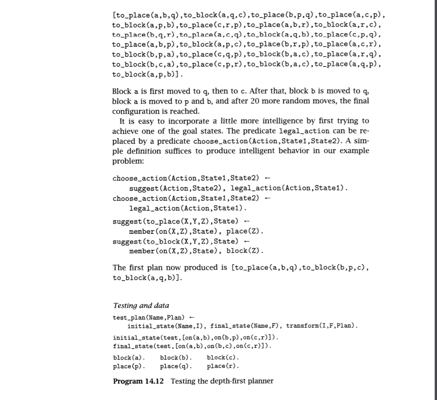 Solved a a b с b р a r р q Figure 14.4 Initial and final | Chegg.com