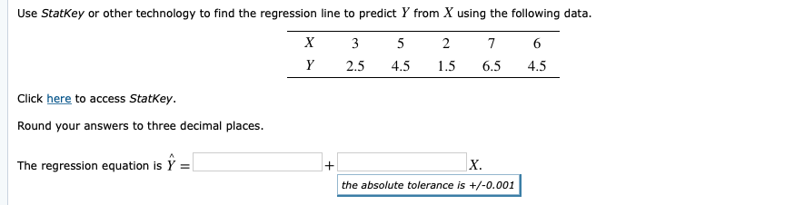 Solved Use Statkey or other technology to find the | Chegg.com