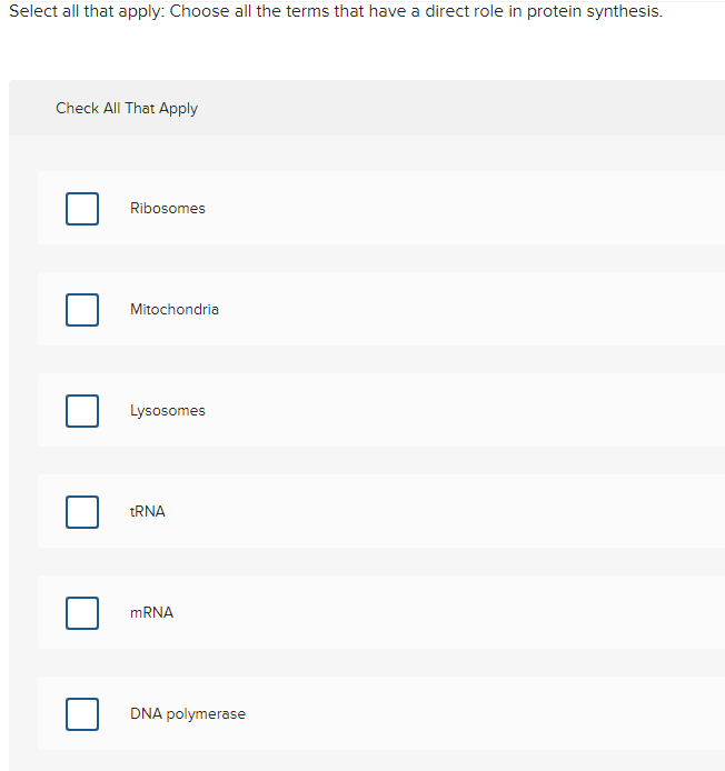 Solved Select all that apply: Choose all the terms that have | Chegg.com