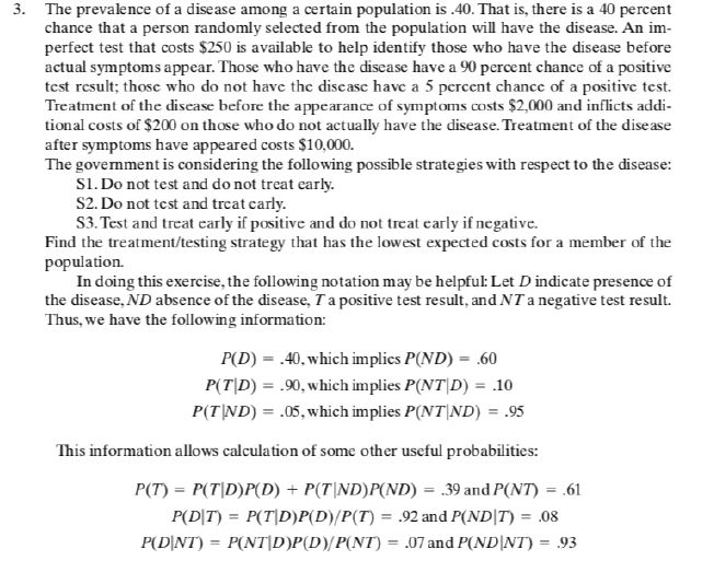 Solved 3· The prevalence of a disease among a certain | Chegg.com