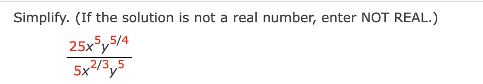 Solved Simplify. (If the solution is not a real number, | Chegg.com