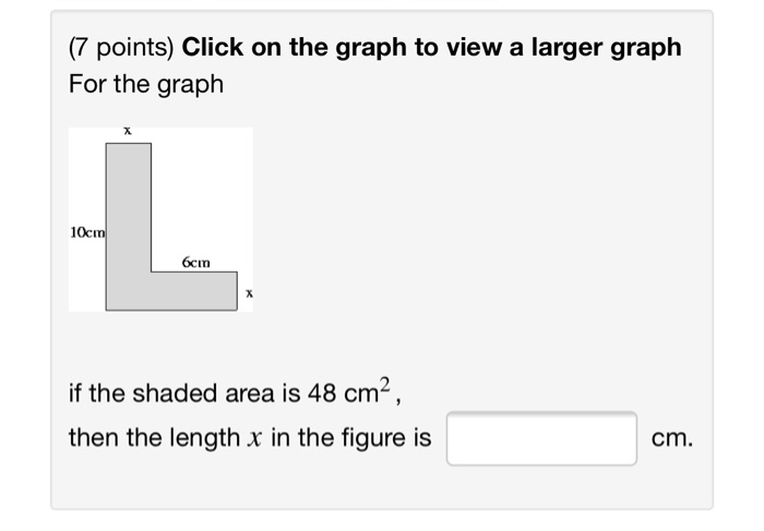 Solved (6 points) A rectangle has an area of 144 cm2 anda | Chegg.com