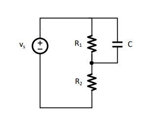 Solved Given that R1 = R2 = 1k ohm, Vs = 2 V, and C = 1 uF, | Chegg.com