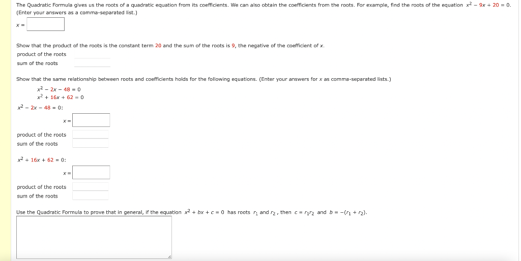 Solved (Enter your answers as a comma-separated list.) x= | Chegg.com