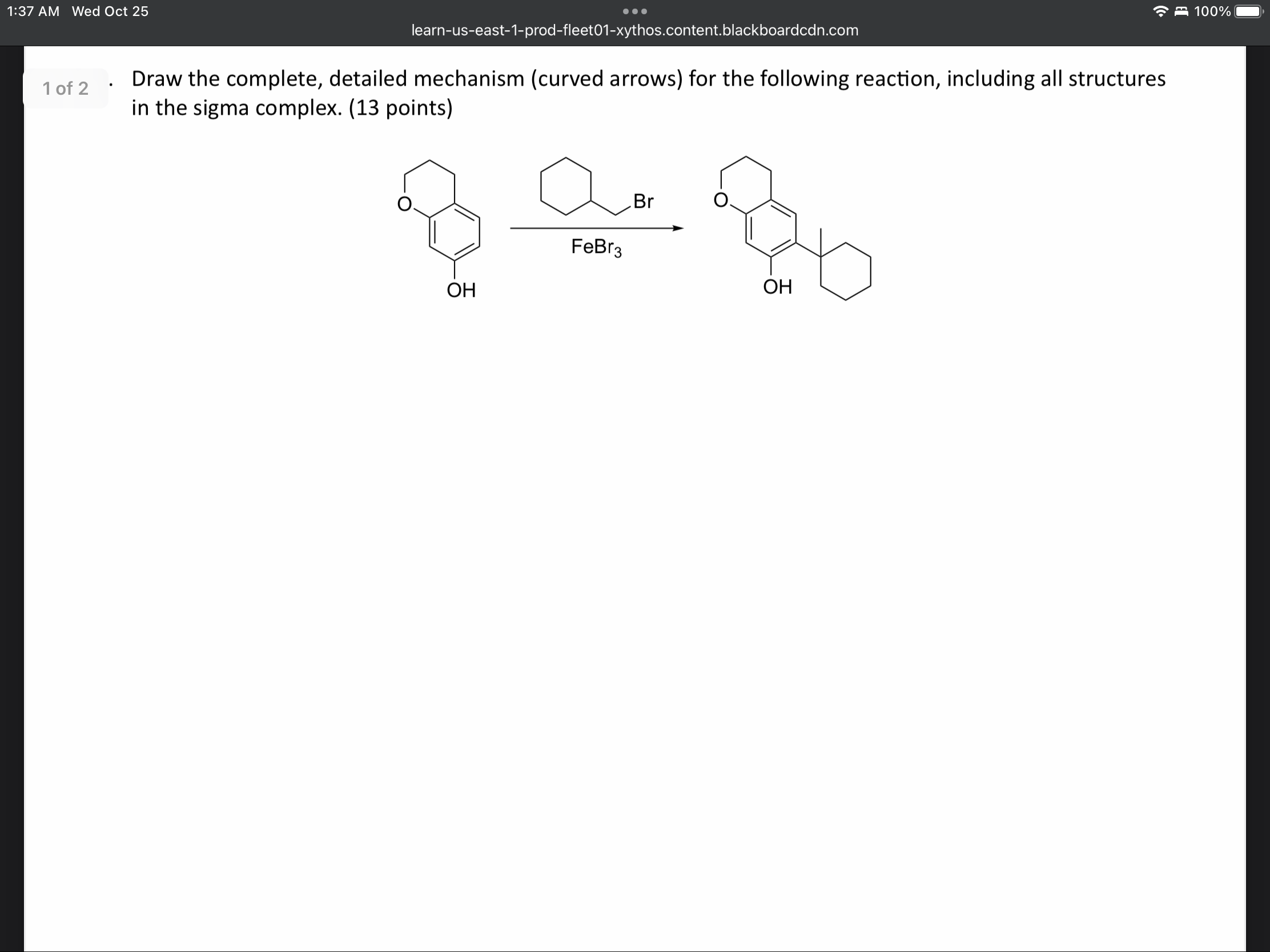 2 . Draw the complete, detailed mechanism (curved | Chegg.com