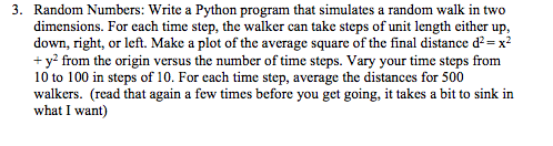 Solved 3. Random Numbers: Write a Python program that | Chegg.com