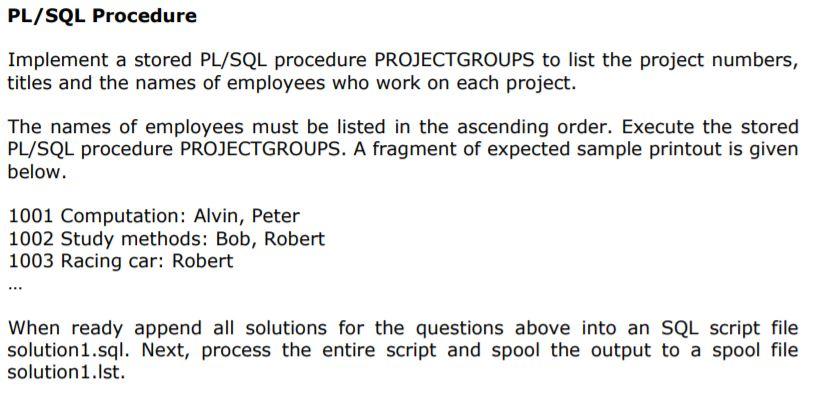 SET ECHO ON DROP TABLE WorksOn PURGE; DROP TABLE | Chegg.com