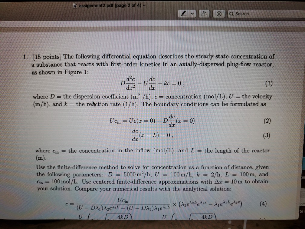 assignment2.pdf (page 2 of 4) @ Q Search 1. (15 | Chegg.com