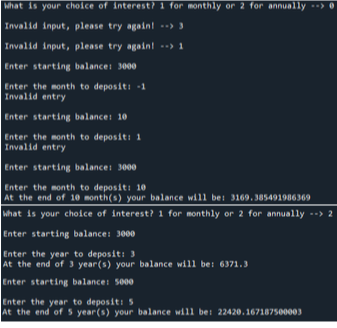 Solved Make a phyton program(using while loops and | Chegg.com