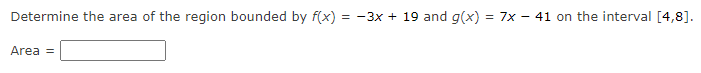 Solved Determine the area of the region bounded by | Chegg.com